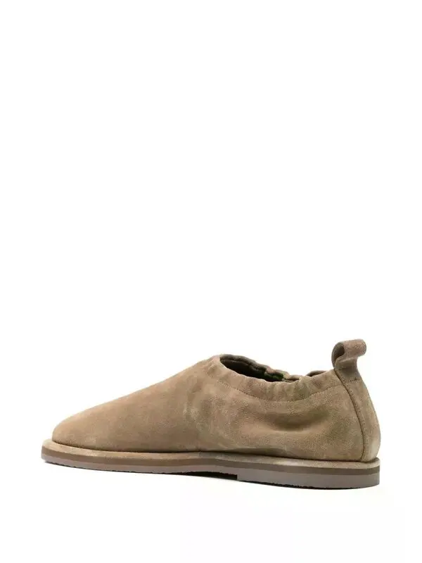 Studio Nicholson Elastic-back Suede Slippers - Neutrals