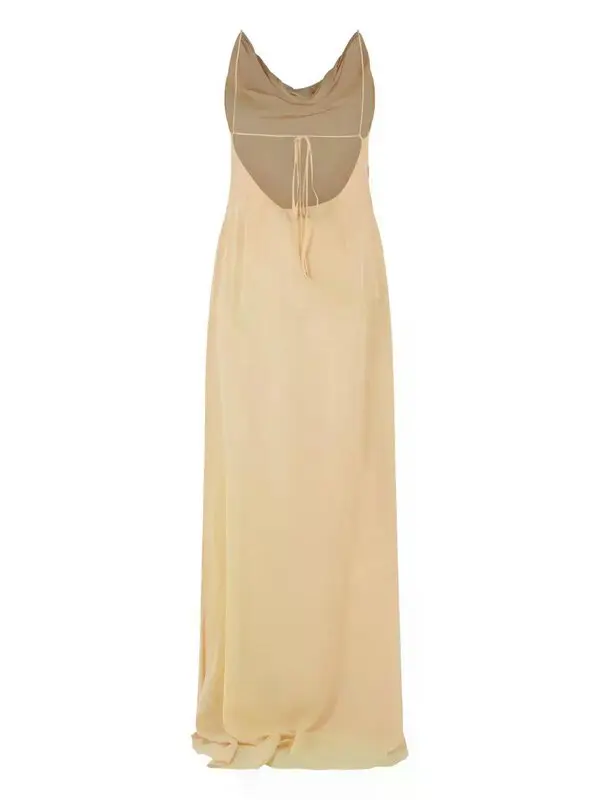 Blumarine Cowl-neck Maxi Dress