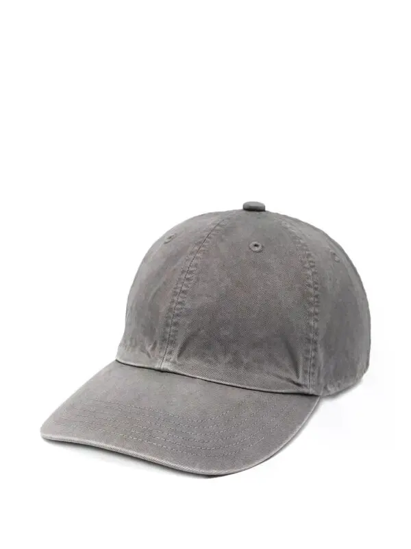 Auralee Garment-dyed Chino Cap - Grey