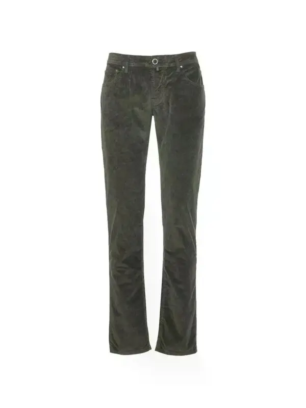 Jacob Cohen Corduroy Trousers - Green