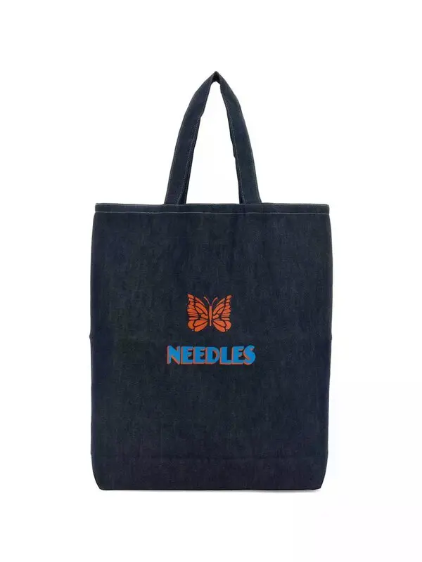 Needles Large Denim Tote Bag