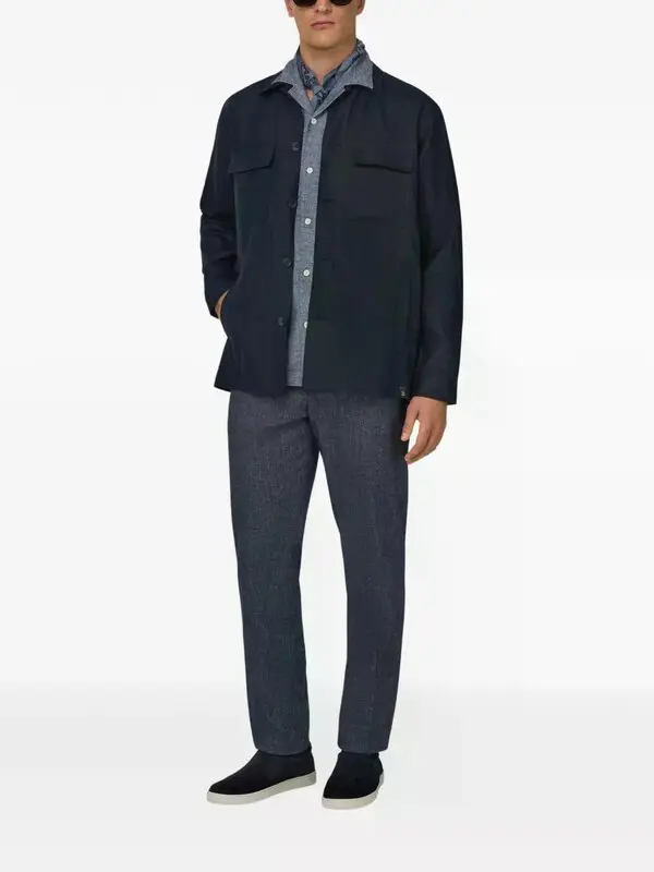 Boggi Milano Link Closed-collar Shirt Jacket