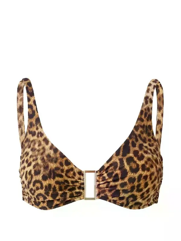 Melissa Odabash Bel Air Cheetah-print Bikini Top - Neutrals