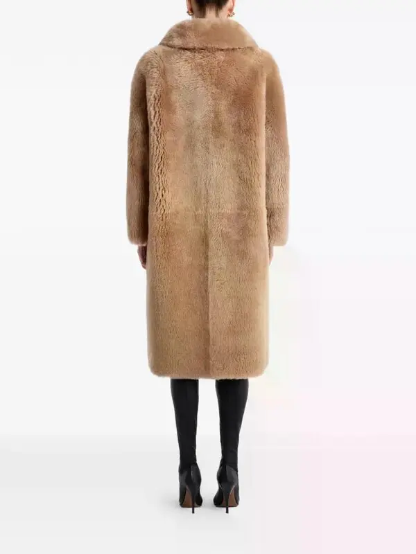 Nour Hammour Fur Coat - Neutrals