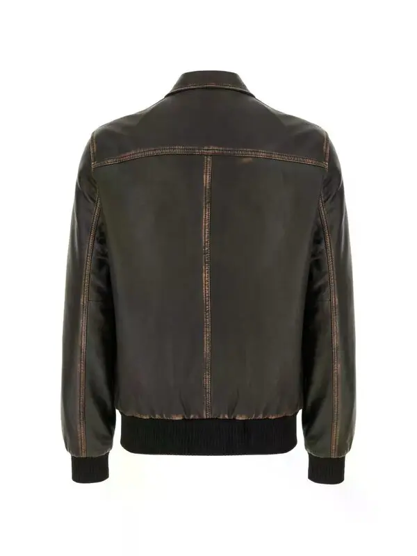 COLAMARINO Zip-up Leather Jacket