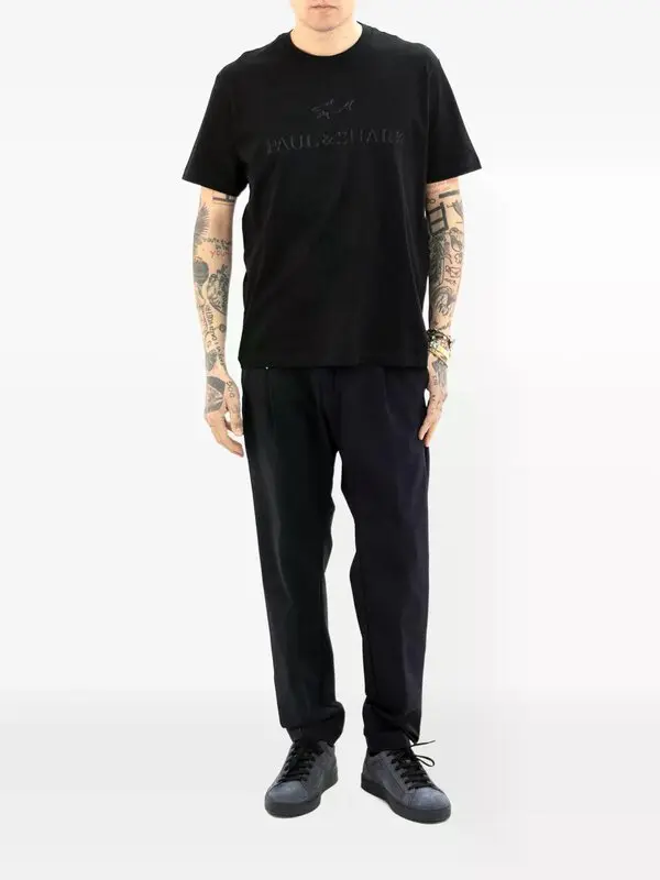 Paul & Shark Logo-embroidered T-shirt