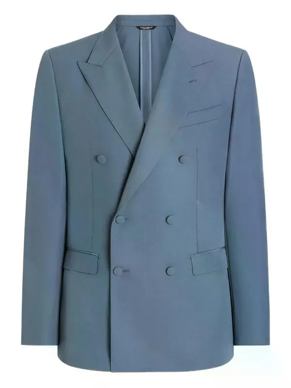 Dolce & Gabbana Double-breasted Blazer - Blue