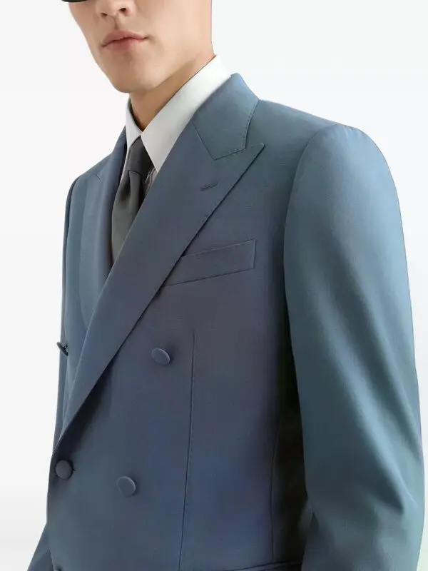 Dolce & Gabbana Double-breasted Wool Poplin Jacket