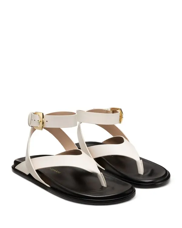 STUART WEITZMAN Mary Kate Sandals - Cream