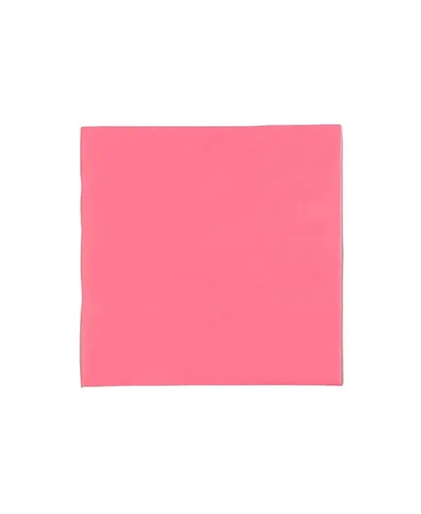 JOLLITY & CO Solid Shade Colors, Paper Party Cocktail Napkins, Set Of 20 - Flamingo