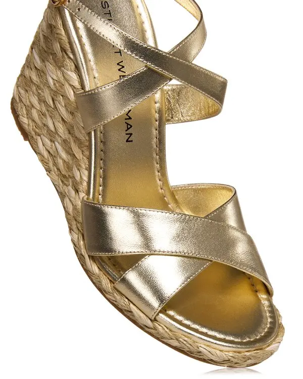 STUART WEITZMAN Alyssa Espadrille Wedge Sandals