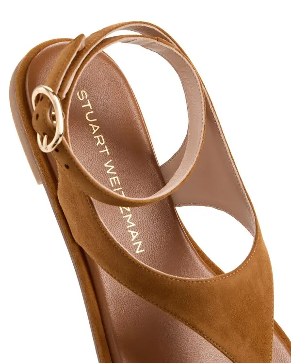 STUART WEITZMAN Marley Leather Sandals - Boho Tan
