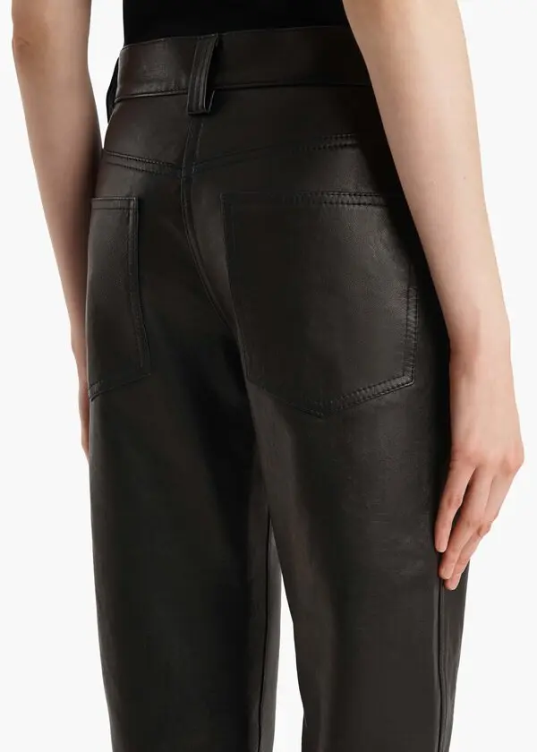 Khaite Callum Textured Lamb Pant