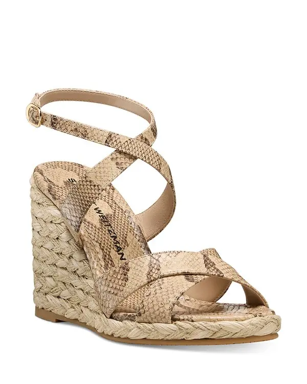STUART WEITZMAN Alyssa Espadrille Wedge Sandals