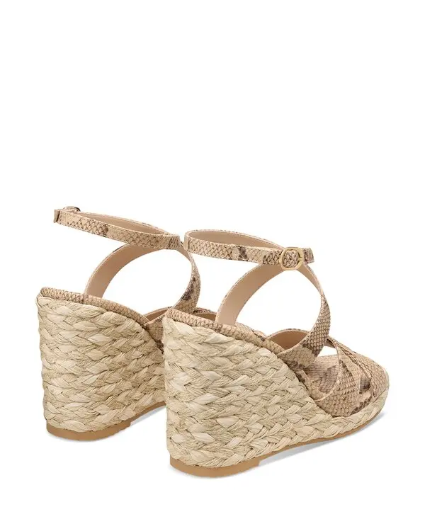 STUART WEITZMAN Alyssa Espadrille Wedge Sandals
