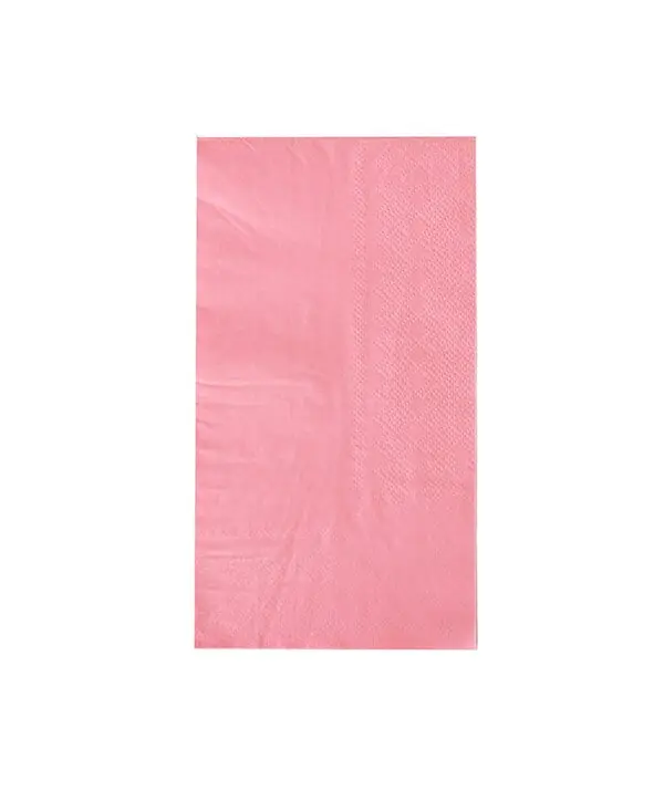 JOLLITY & CO Solid Shade Colors, Paper Party Guest Napkins, Set Of 16 - Amaranth