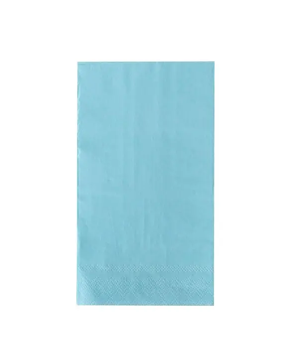 JOLLITY & CO Solid Shade Colors, Paper Party Guest Napkins, Set Of 16 - Cloud