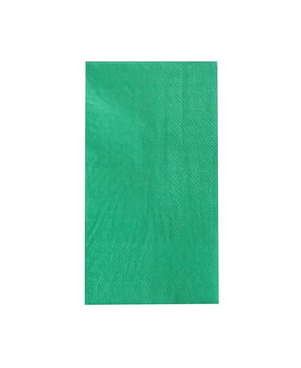 JOLLITY & CO Solid Shade Colors, Paper Party Guest Napkins, Set Of 16 - Grass