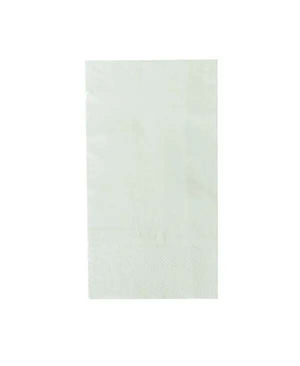 JOLLITY & CO Solid Shade Colors, Paper Party Guest Napkins, Set Of 16 - Pistcahio