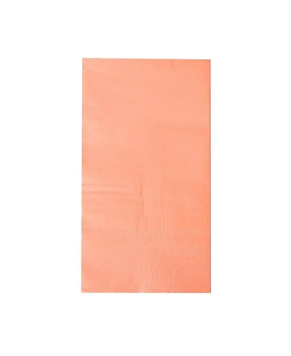 JOLLITY & CO Solid Shade Colors, Paper Party Guest Napkins, Set Of 16 - Tart