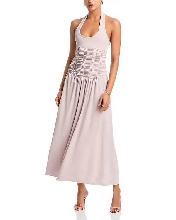 AYA MUSE Palo Halter Maxi Dress