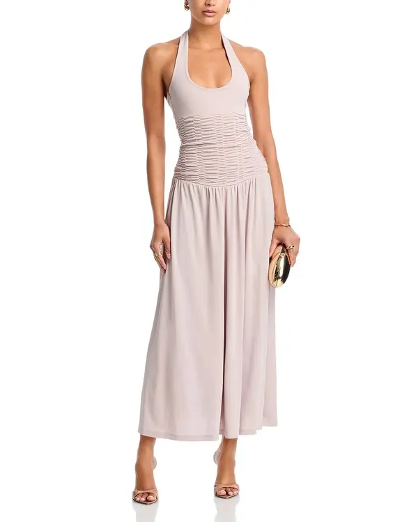 AYA MUSE Palo Halter Maxi Dress