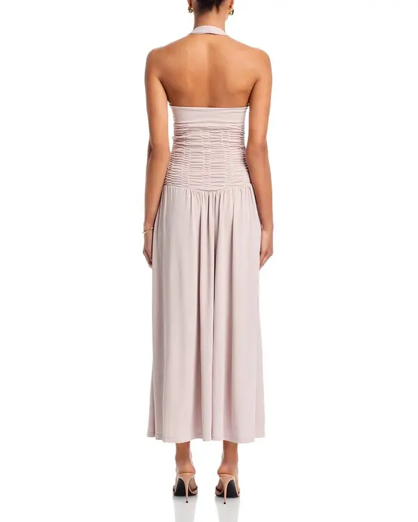 AYA MUSE Palo Halter Maxi Dress - Lavender