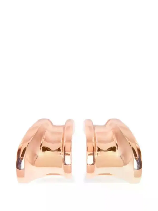 Max Mara Asymmetric Clip-on Earrings - Pink
