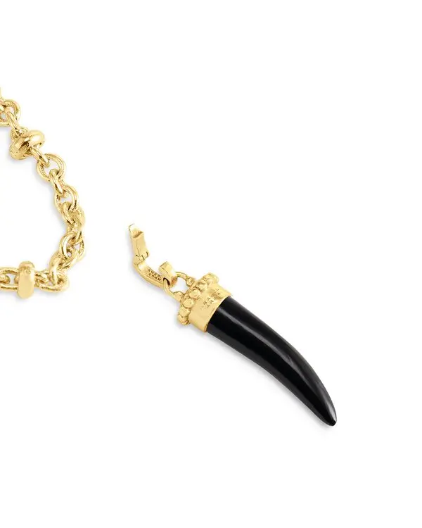 ANABEL ARAM Forza Stone Horn Charm - Black Onyx
