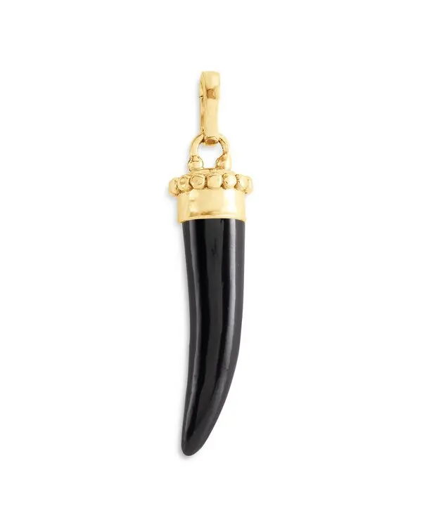 ANABEL ARAM Forza Stone Horn Charm - Black Onyx