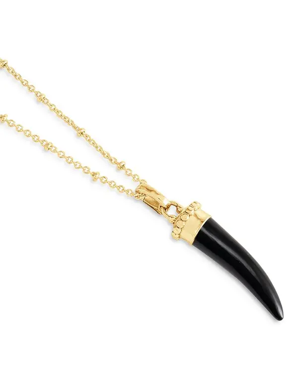ANABEL ARAM Forza Stone Horn Charm - Black Onyx