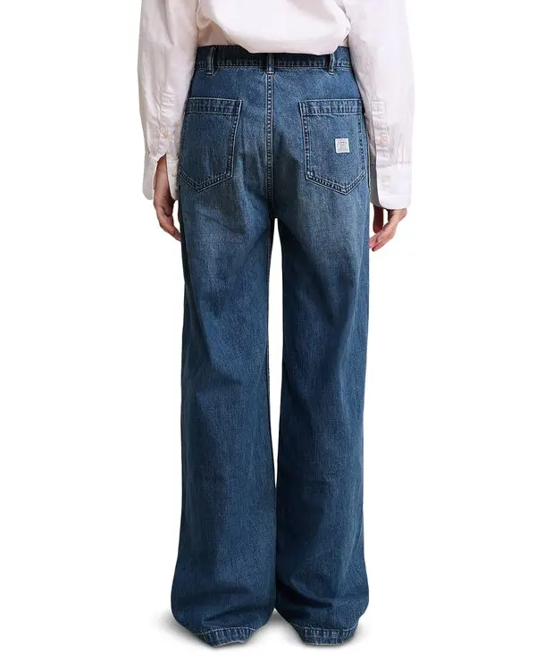 Denimist Deck High Rise Wide Leg Jeans - Indigo