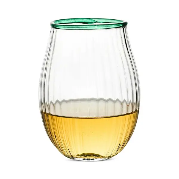 JULISKA Nell Stemless Wine Glass - Watercress