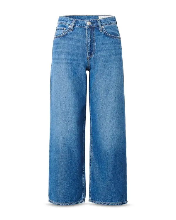 Rag & Bone Featherweight Andi High-rise Wide Ankle Jeans - Millerton