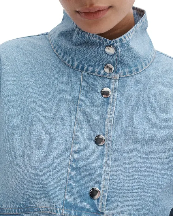 Rag & Bone Miramar Flyweight Popover Top