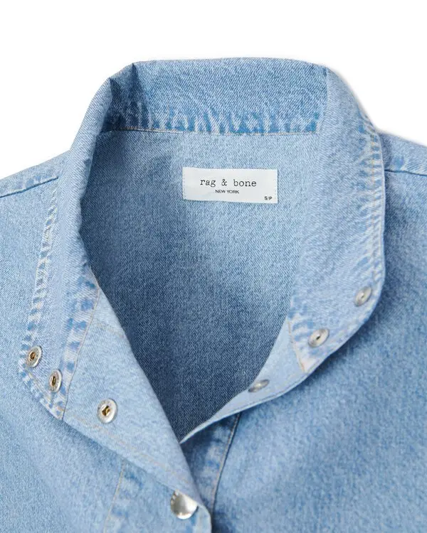 Rag & Bone Miramar Flyweight Popover Top