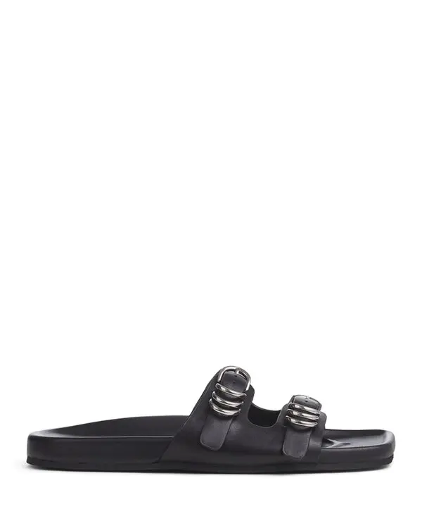 Rag & Bone Rue Leather Slide Sandals