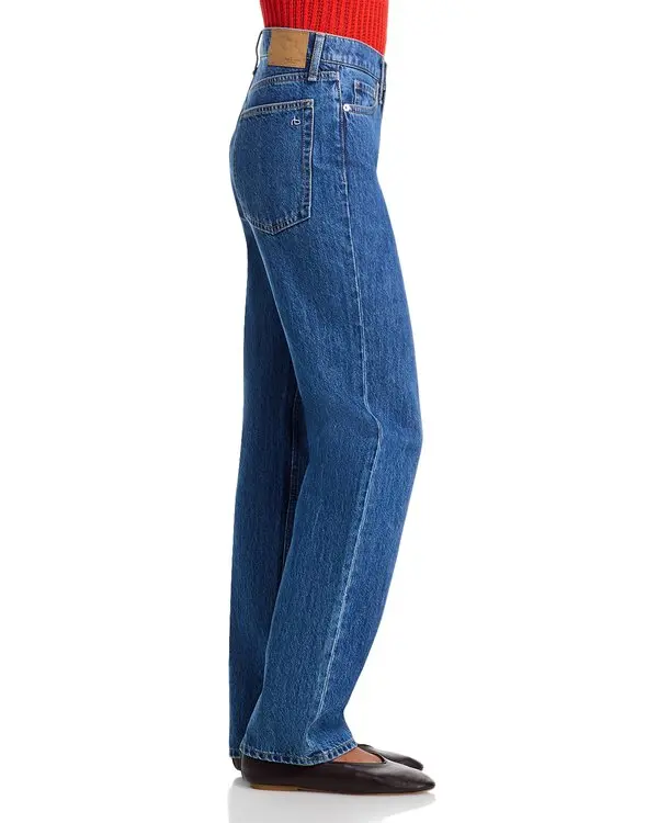 Rag & Bone Harlow Low Rise Straight Leg Jeans