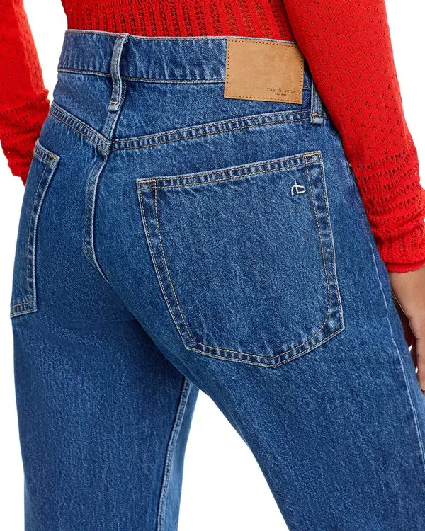 Rag & Bone Harlow Low Rise Straight Leg Jeans