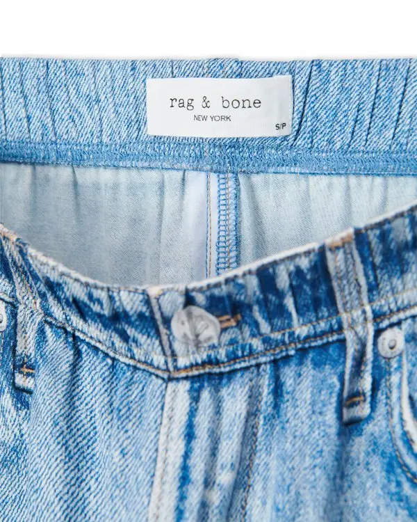 Rag & Bone Miramar Slink High Rise Wide Leg Jeans - Muray