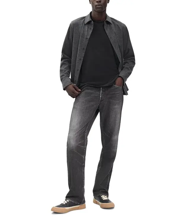 Rag & Bone 2 Pack Classic Flame Tee - Black