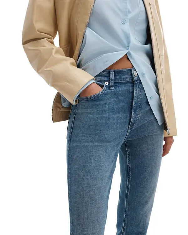 Rag & Bone Flexi Wren High Rise Ankle Slim Jeans - Herman