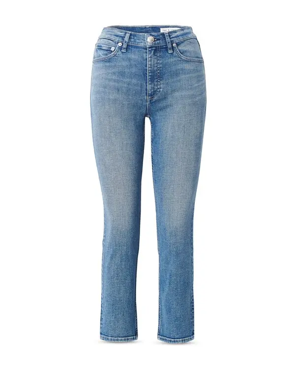 Rag & Bone Flexi Wren High Rise Ankle Slim Jeans - Herman