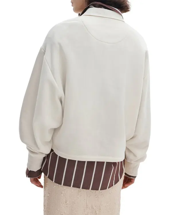 Rag & Bone Vintage Terry Oversized Sweatshirt - Sand