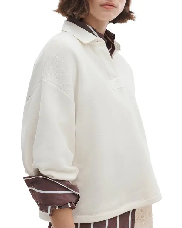 Rag & Bone Vintage Terry Oversized Sweatshirt - Sand