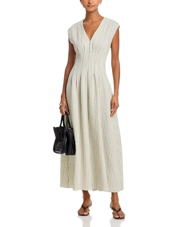 Rag & Bone Ines Stripe Satin Dress