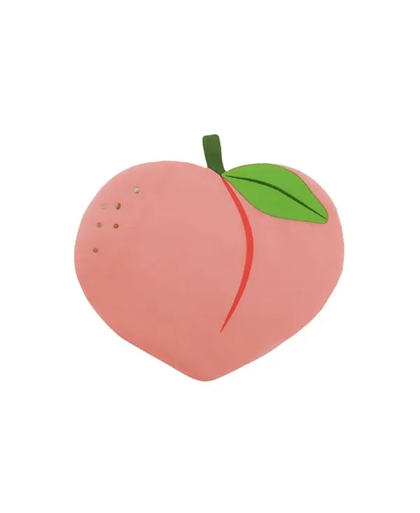 JOLLITY & CO Le Dinner Peach Large Napkins, Set Of 16 - Multicolor