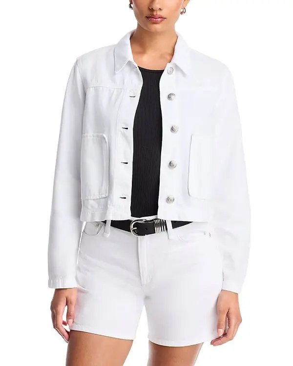 Rag & Bone Adrianna Denim Jacket - White