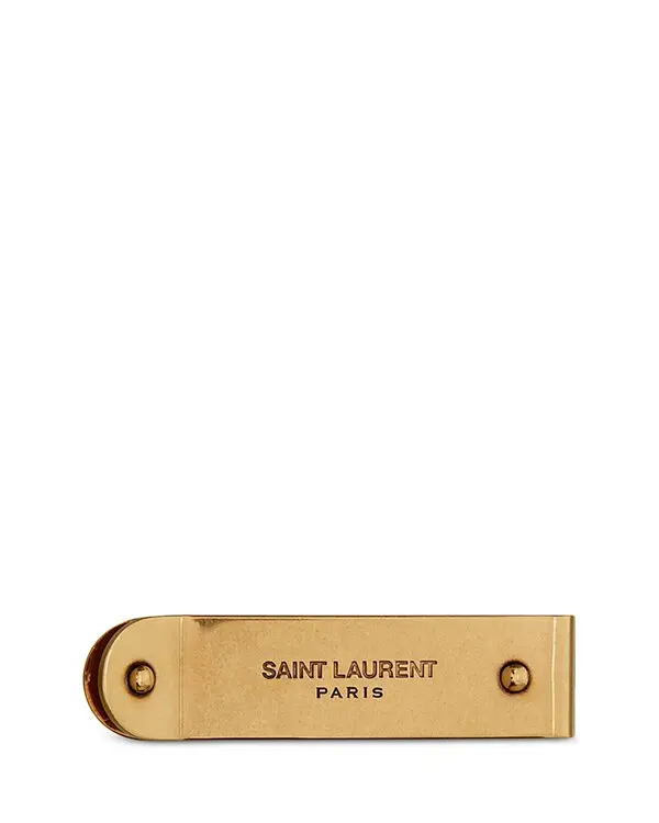 Saint Laurent Id Money Clip - Bronze