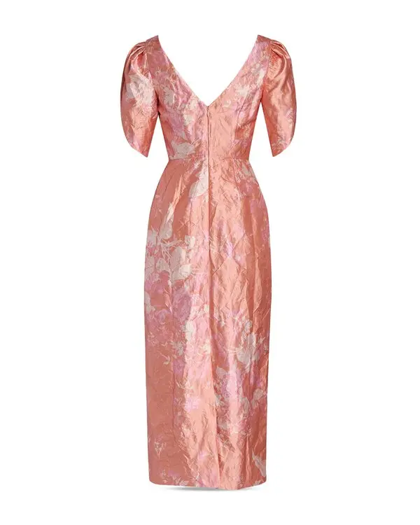 Erdem Satin Midi Dress